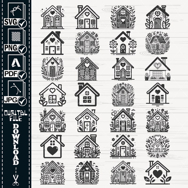 House Svg - Etsy
