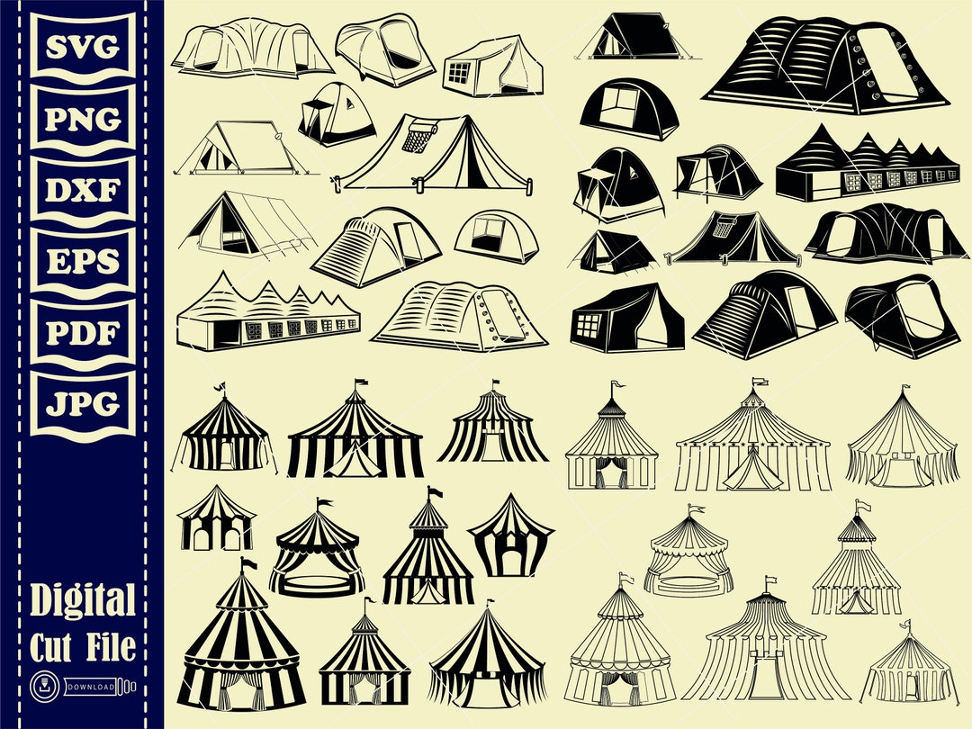 Circus SVG Bundle Tent Svg Circus SVG Circus Clipart - Etsy