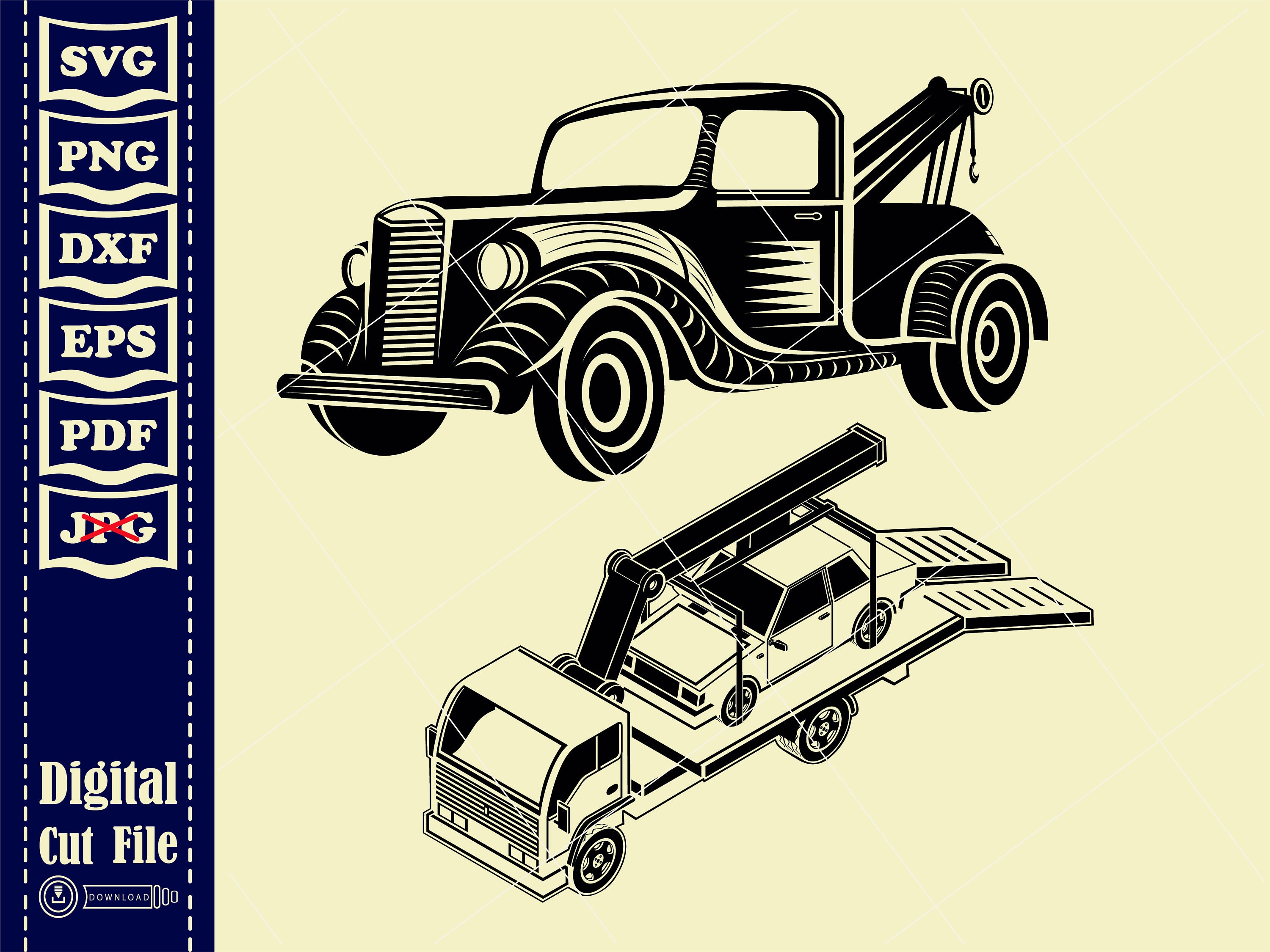 US Towing Truck Svg. Tow Life Svg. Wrecker Svg. Tow Truck Png. - Etsy ...