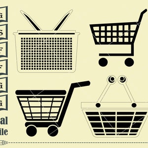 Shopping Cart Svg, Shopping Woman Svg, Handbag Svg, Bag Svg Clipart ...