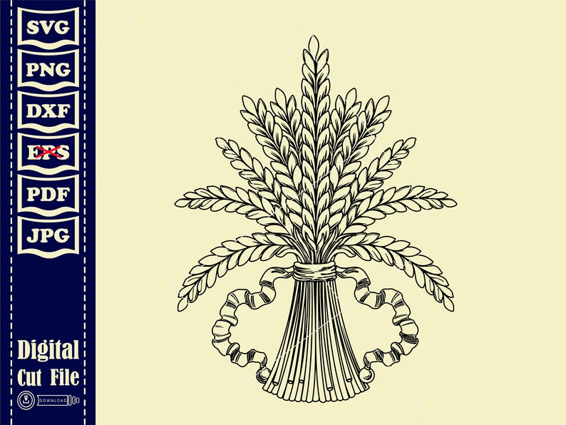 Wheat SVG Bundle Wheat Svg Grain Svg Wheat Clipart Wheat | Etsy