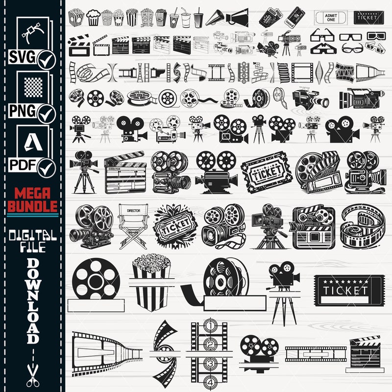 Old Film Reel With Film - Etsy