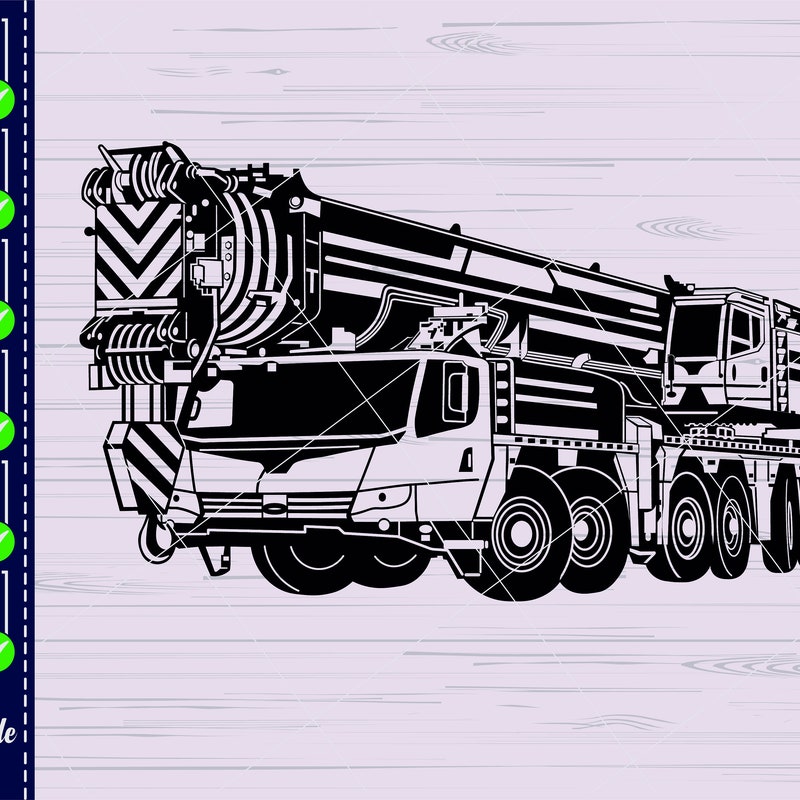 Crane Truck Svg - Etsy