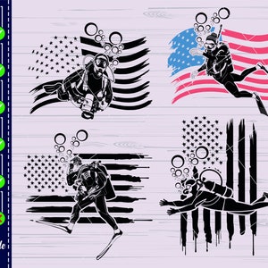 Scuba Diving SVG Files, Cut File, Water Sport Svg, Diver Svg, Diving ...