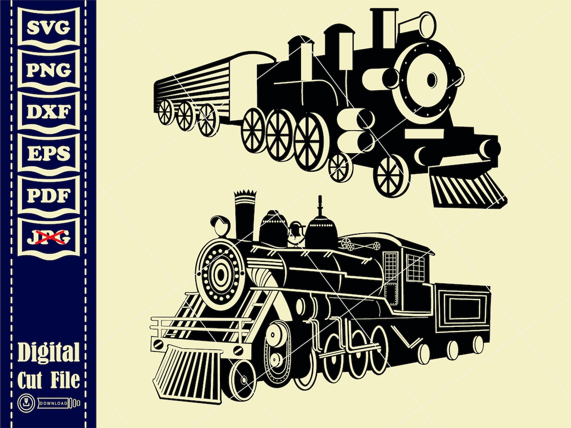Train SVG Locomotive Svg US Train Svg Steam Engine SVG - Etsy Canada