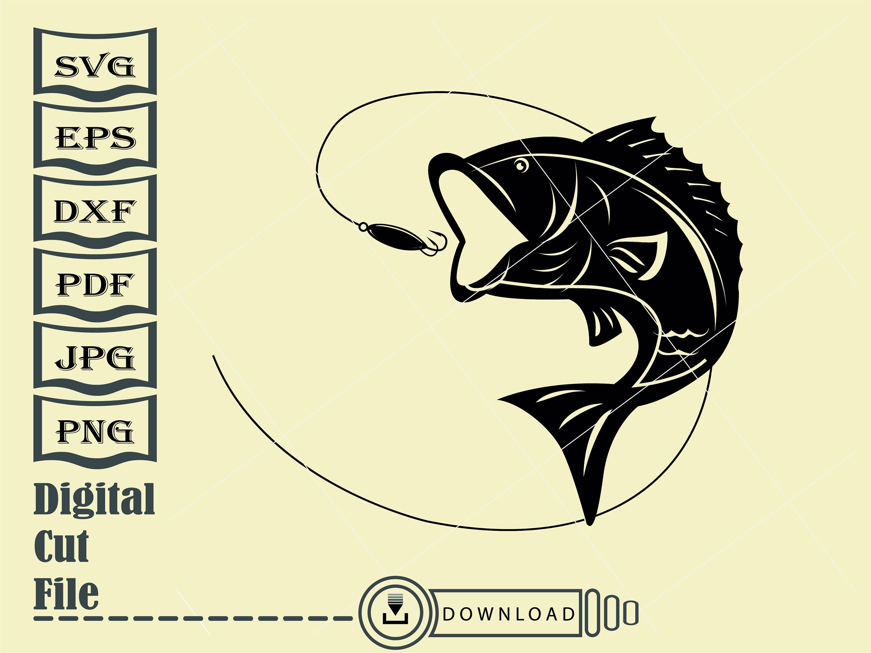 Fish SVG Bundle Fish SVG Fish Clipart Fish Cut Files for - Etsy Canada