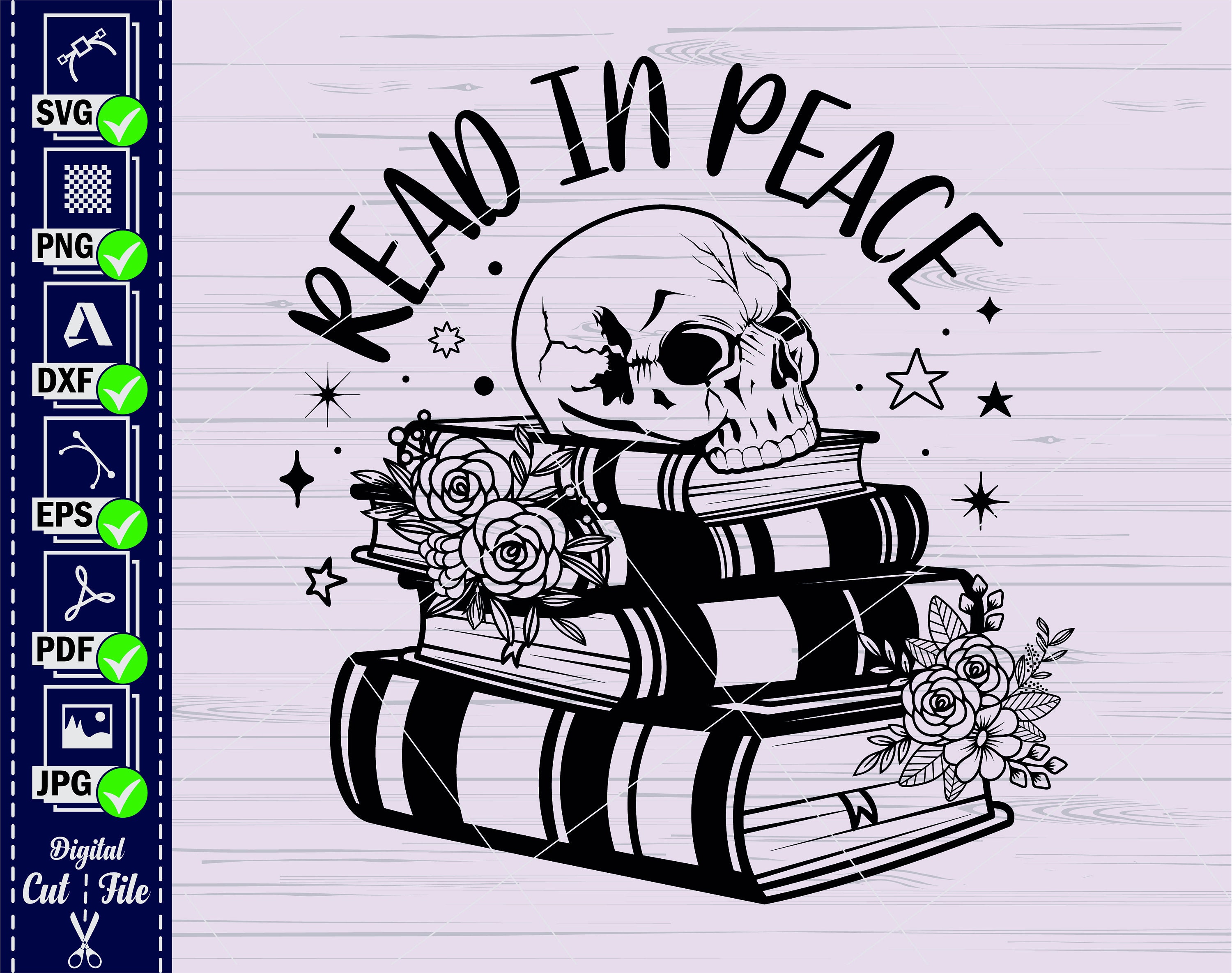 BOOKS SVG 3 Books Lover Bundle SVG Love to Read Svg - Etsy