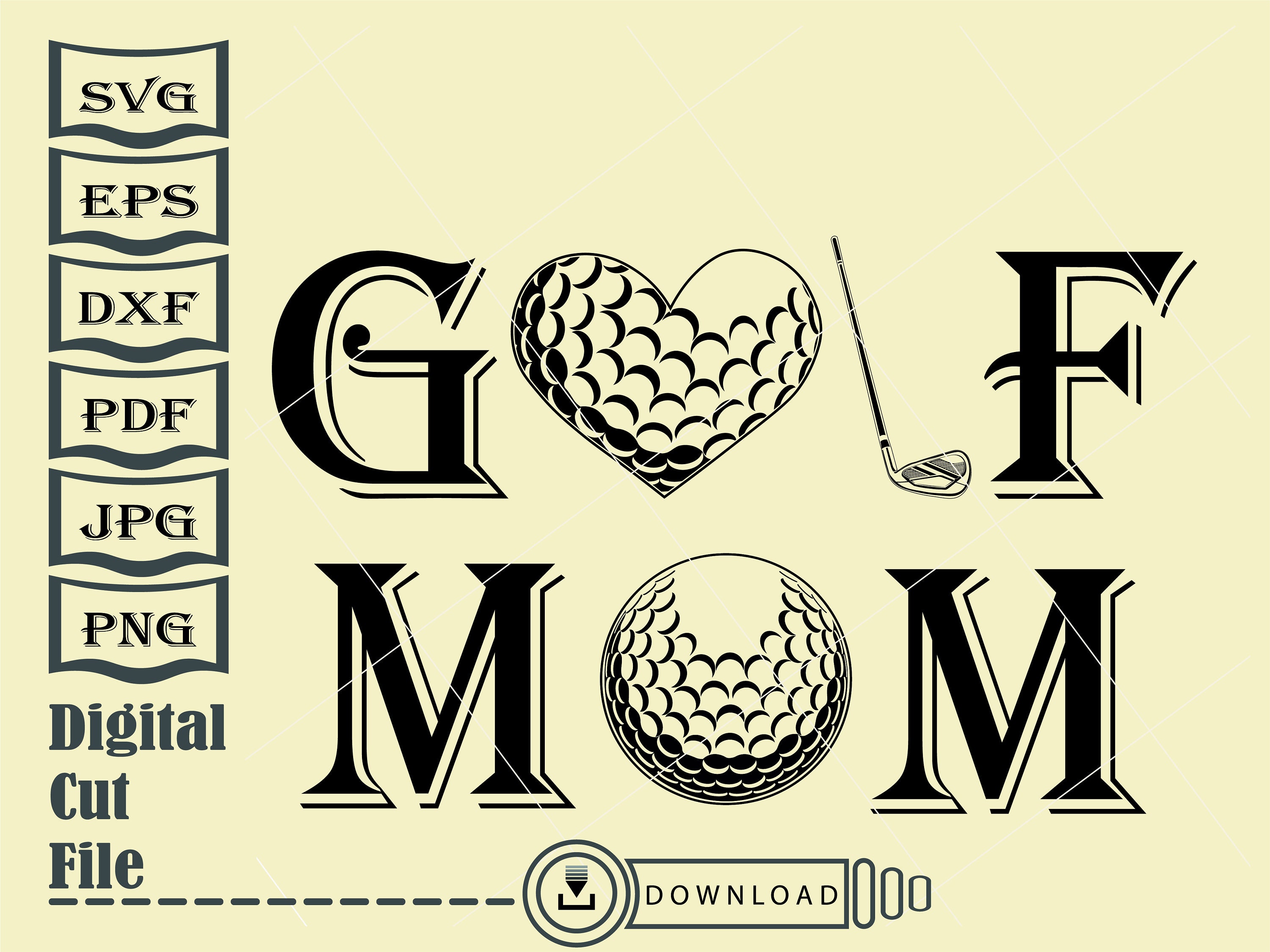 GOLF SVG Bundle 3 Golf Ball Svg Golf Club Svg Golf | Etsy UK