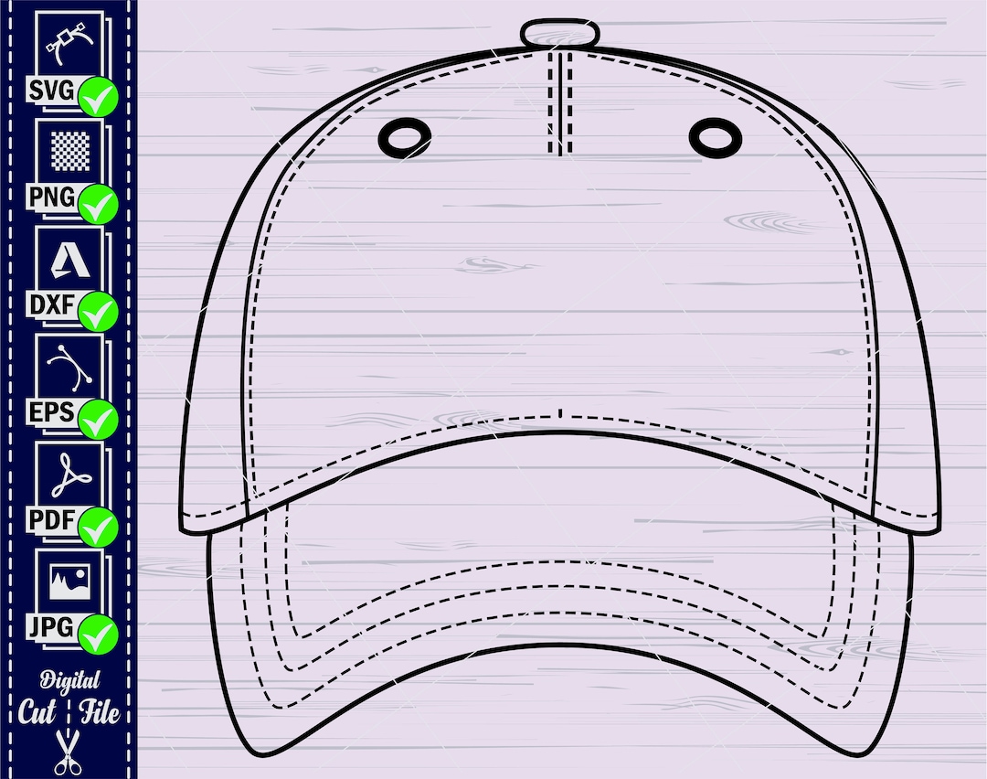 Baseball Cap SVG, Hat Clipart, Cut Files (digital Download) - Etsy