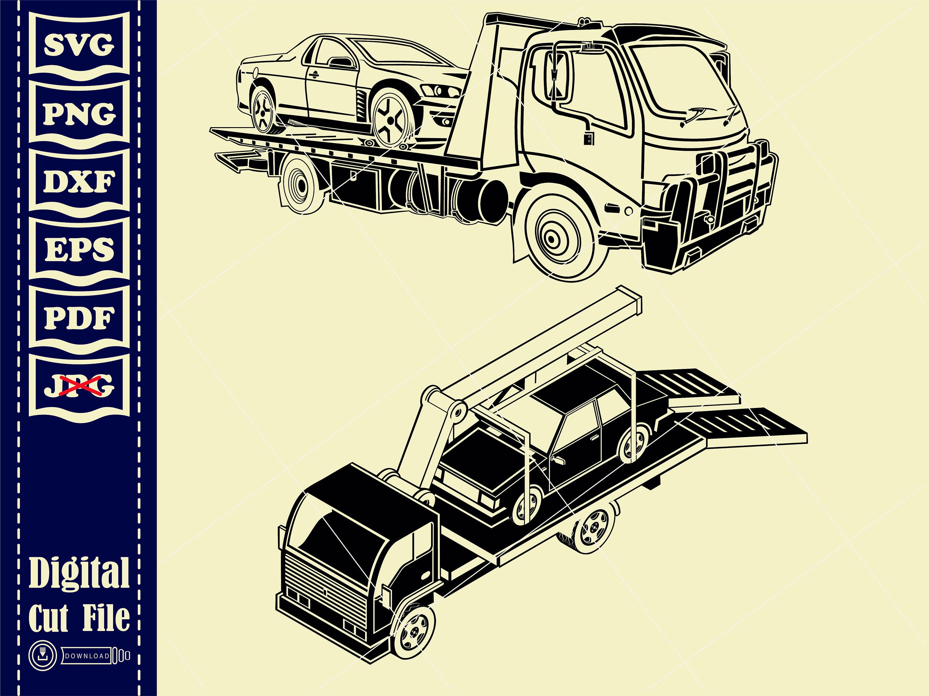 US Towing Truck Svg. Tow Life Svg. Wrecker Svg. Tow Truck Png. - Etsy ...