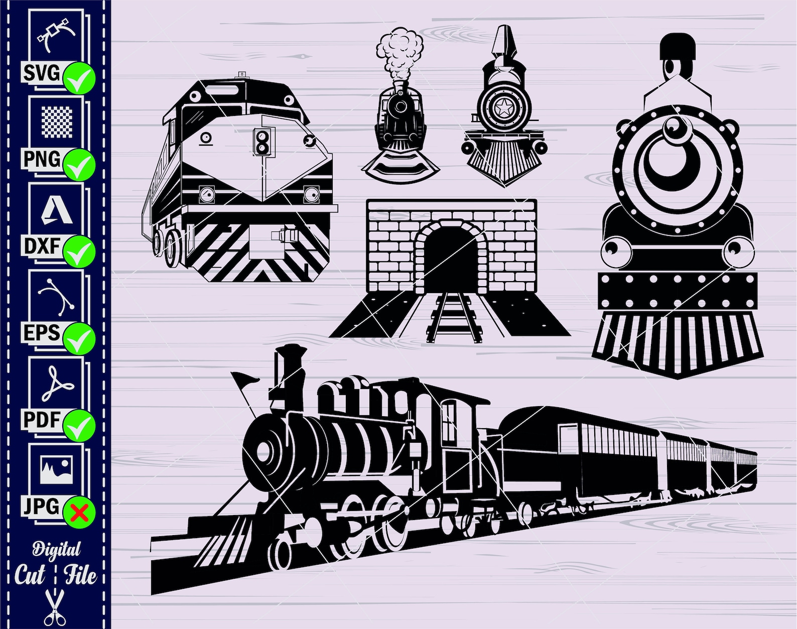 Train SVG Locomotive Svg US Train Svg Steam Engine SVG - Etsy