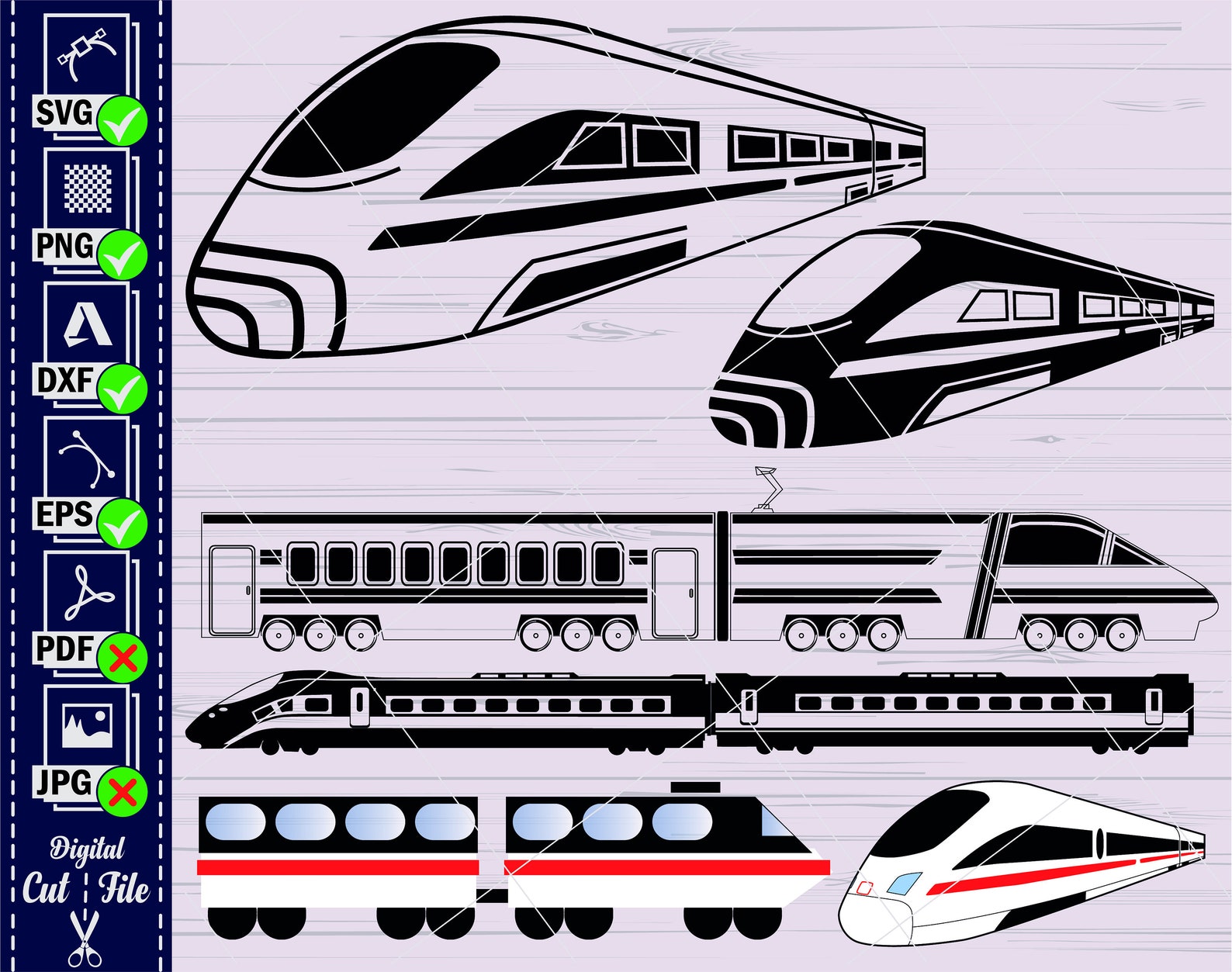 Train SVG Cut Files Kid Train Clipart Steam Train Clipart - Etsy