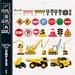 Construction Vehicle SVG Bundle, Truck Clipart (digital Download) - Etsy
