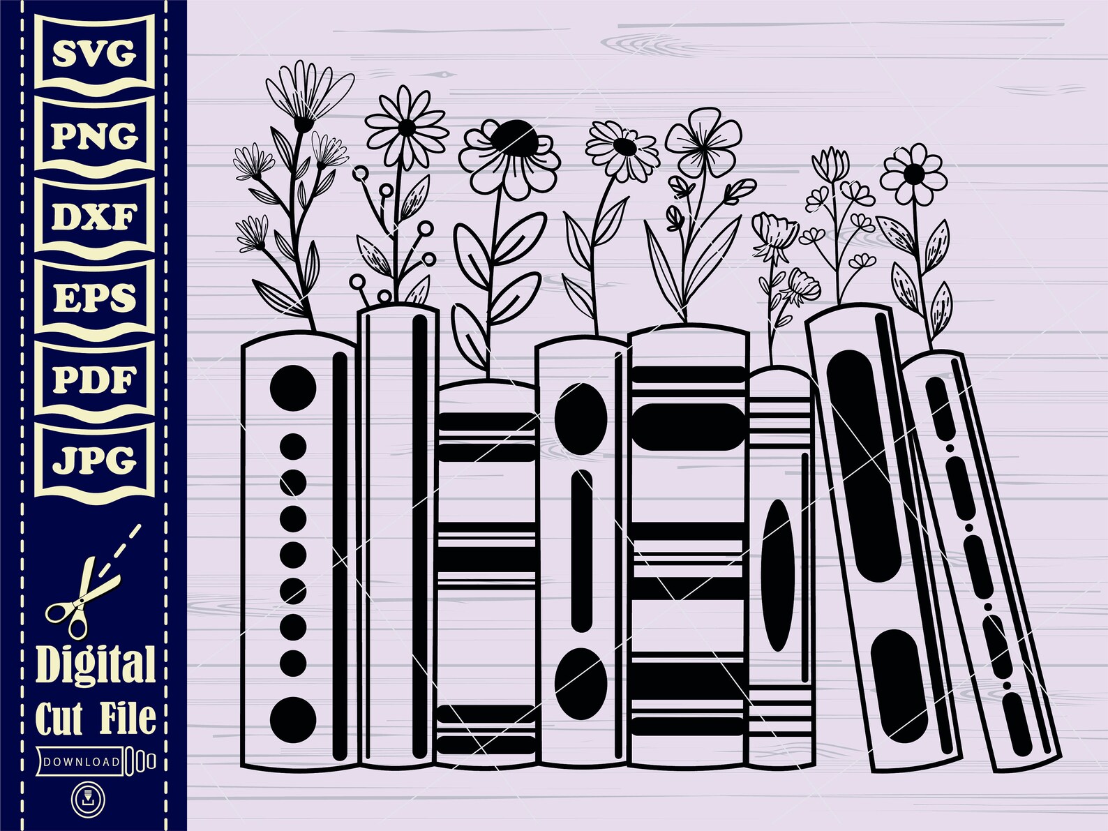 BOOKS SVG 2 Books Lover Bundle SVG Love to Read Svg - Etsy