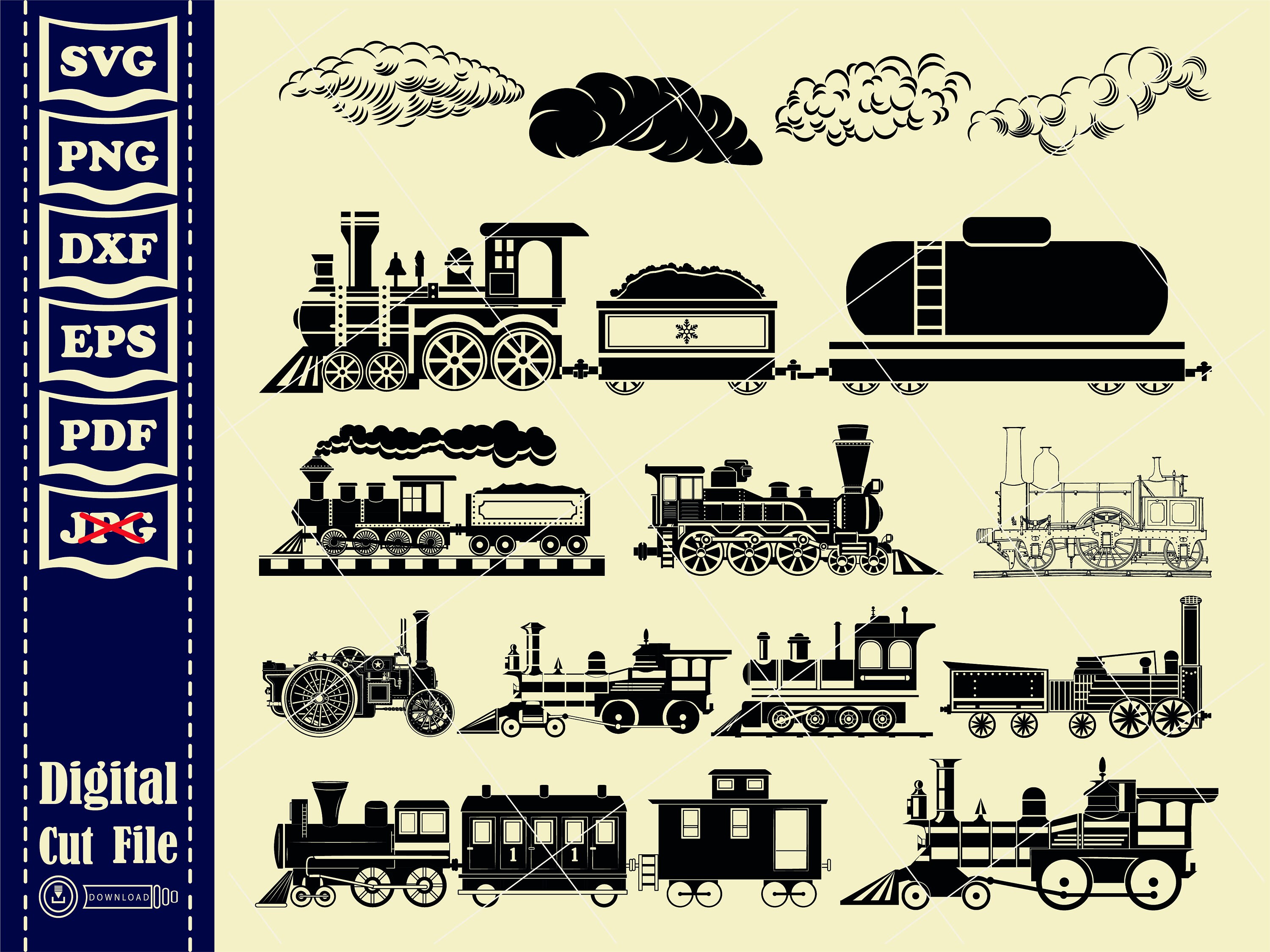 Train SVG Locomotive Svg US Train Svg Steam Engine SVG - Etsy Canada