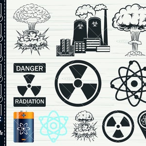 Nuclear Logo, Nuclear Clipart Svg, Warning / Danger Signs Svg, Nuclear ...