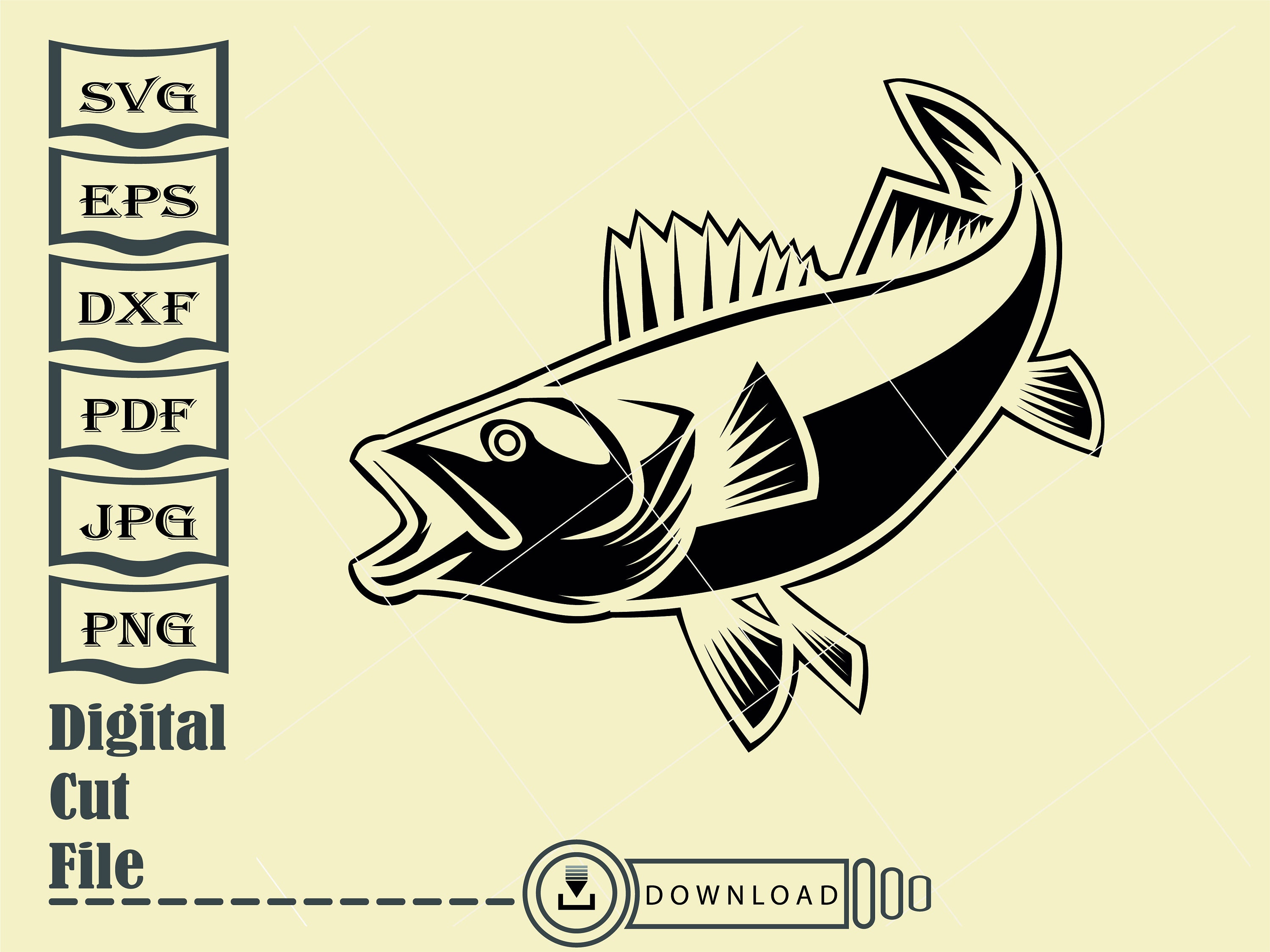 Fish SVG Bundle Fish SVG Fish Clipart Fish Cut Files for - Etsy Canada