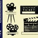 Film SVG Movie Svg Cinema Svg Split Cinema Movie Night - Etsy Canada