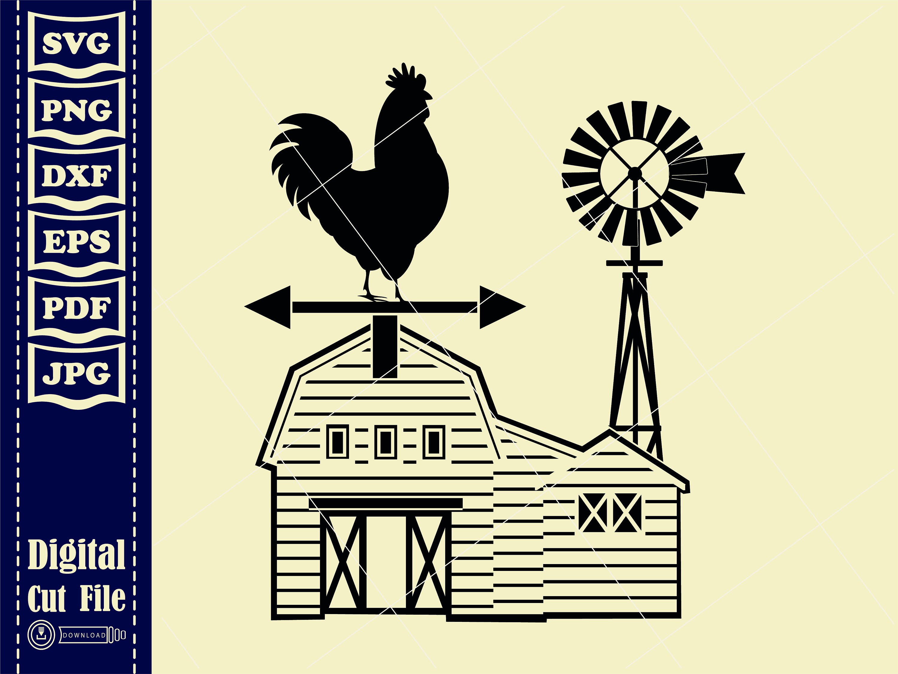 Windmill SVG Wind Turbine Svg Farm Barn Svg Gristmill Svg - Etsy Australia