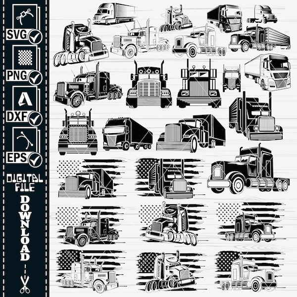 Truck Stencil - Etsy