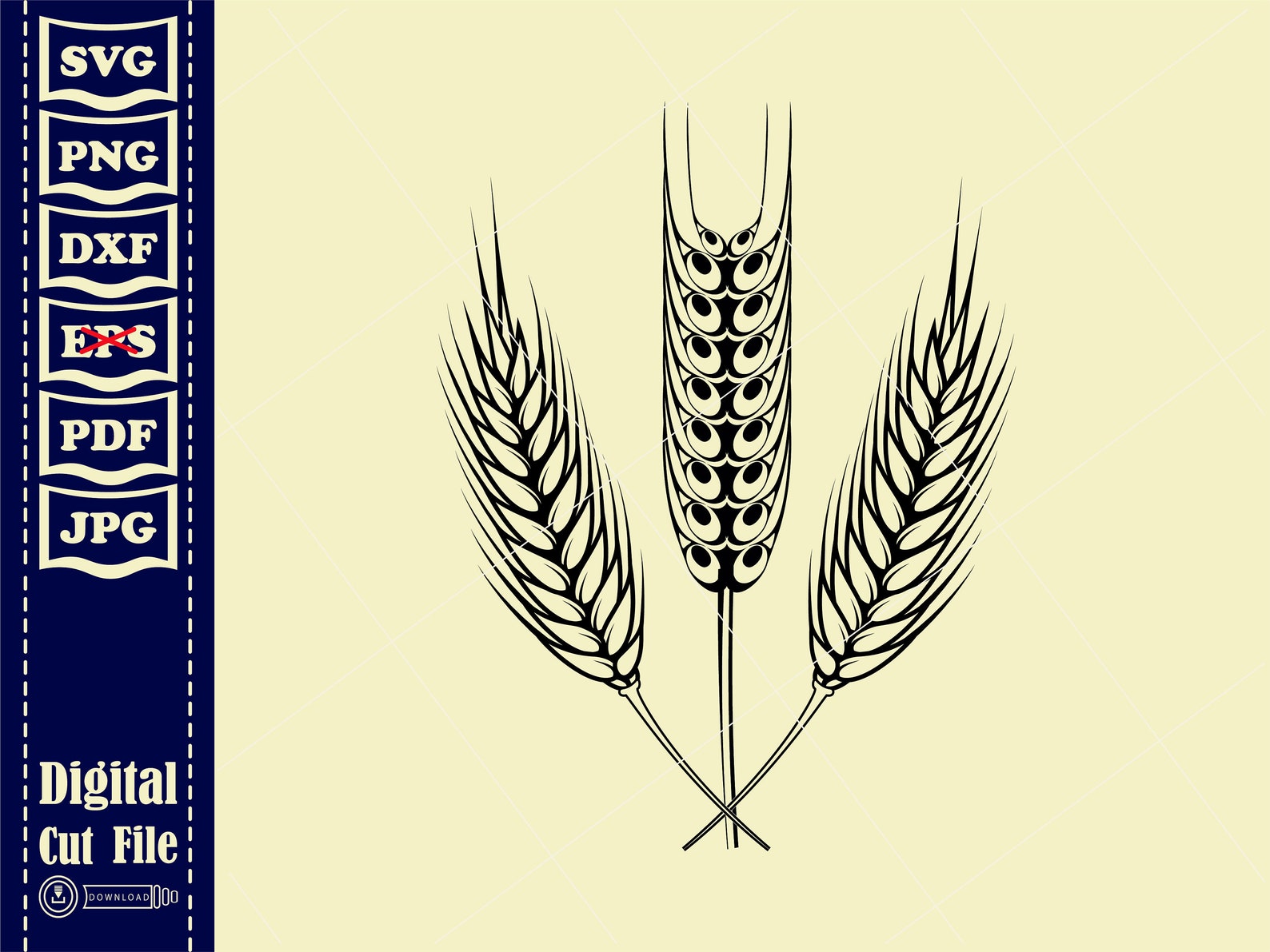 Wheat SVG Bundle Wheat Svg Grain Svg Wheat Clipart Wheat - Etsy