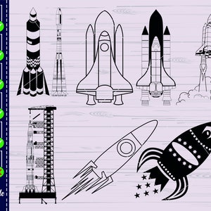 Space Rocket Launch SVG, Galaxy Space SVG Bundles, Rocketship Svg ...