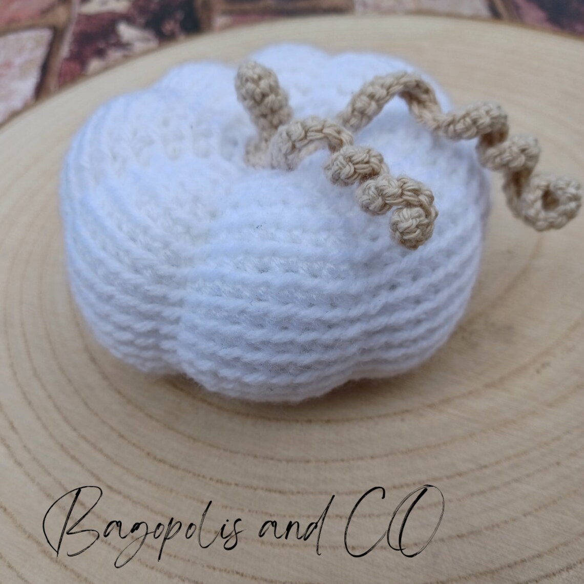 Pumpkin Crochet Pattern PDF - 3 Different Sizes, Pumpkin Leaf, Stem ...