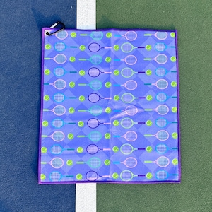 Tennis Towel - Sports Sweat Hand Towel, Premium Dual-fabric Tennis ...