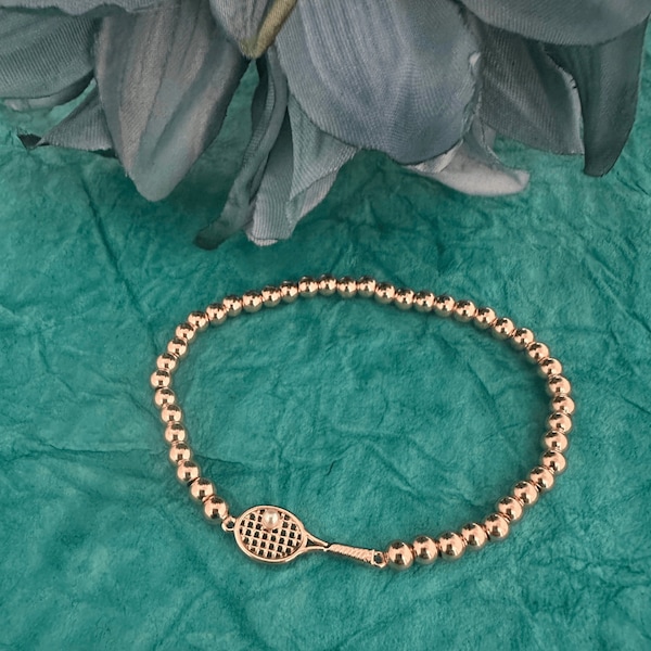Tennis Charm - Etsy