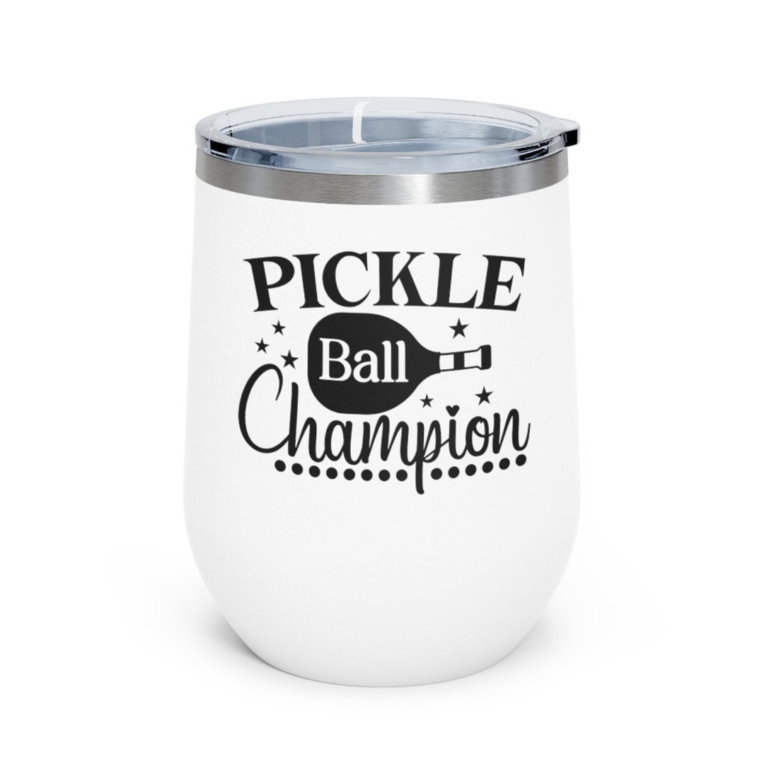 Pickleball Wine Tumbler Pickleball Champion Wine Tumbler for - Etsy