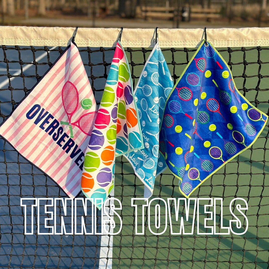 Tennis Towel - Sports Sweat Hand Towel, Premium Dual-fabric Tennis ...