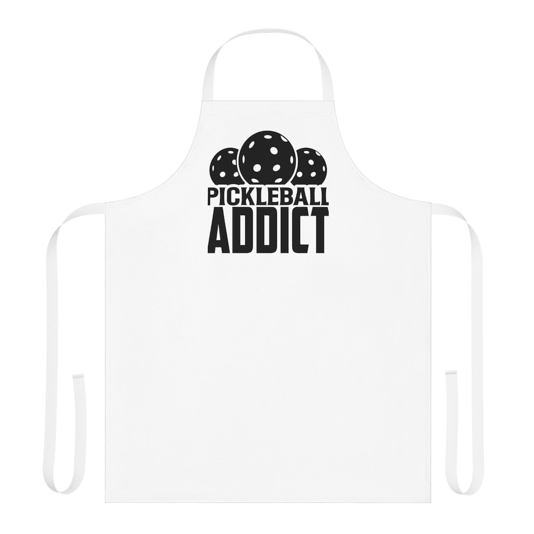 Pickleball Apron, Pickleball Addict Apron for Mom, Dad, Grandma ...