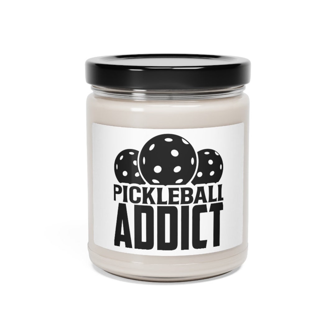 Pickleball Candle, Pickleball Addict Candle, 9oz Pickleball Scented Soy ...