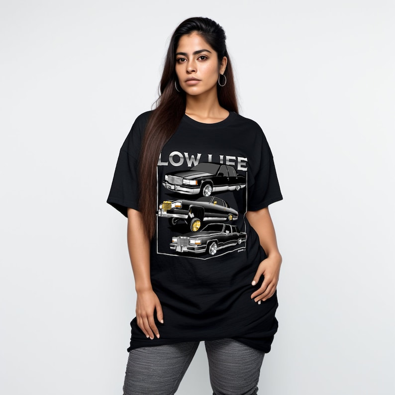 Low Life Lowrider Cadillac T-shirt - Etsy