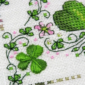 Shamrock Swirl • Cross-stitch PDF Pattern - Etsy