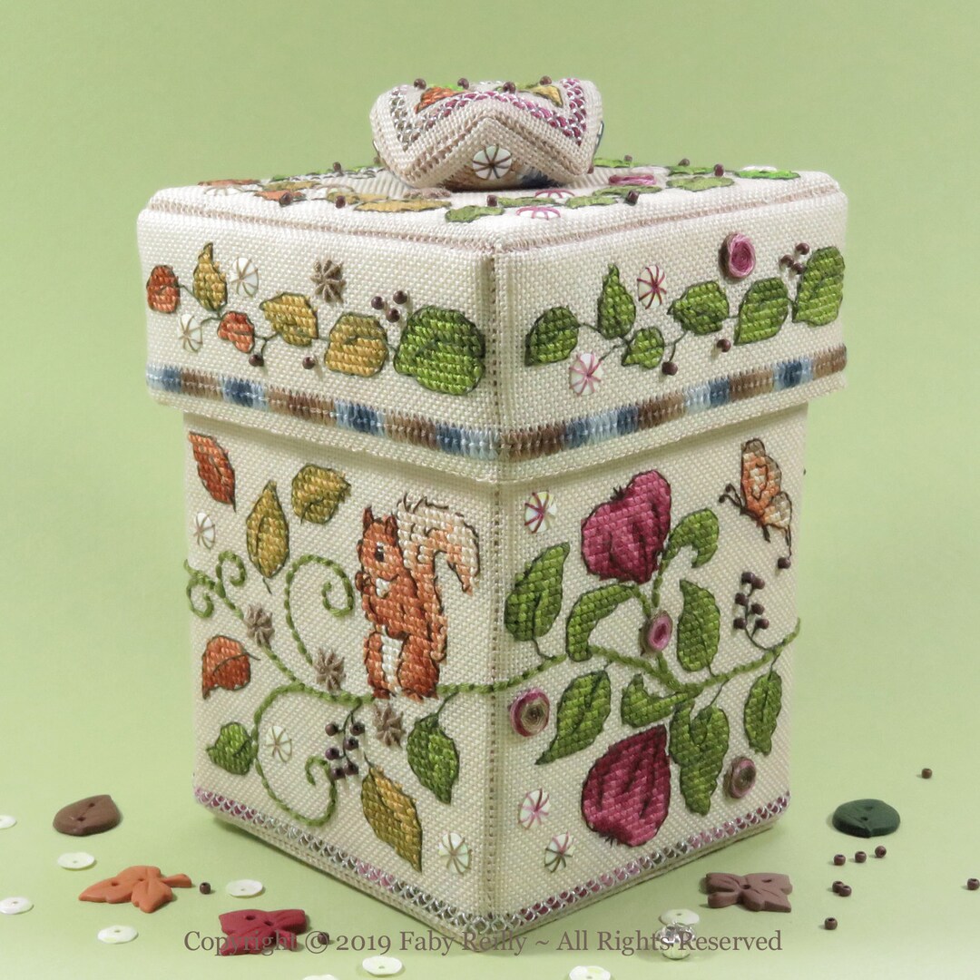 Zoe Box • Cross-stitch PDF Pattern - Etsy