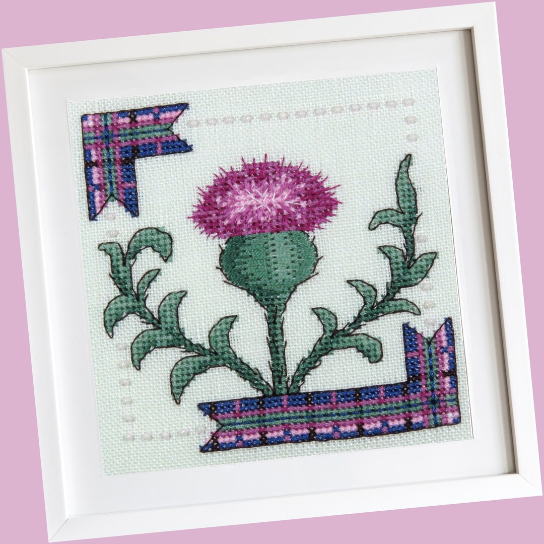 Sassy Thistle • Cross-stitch PDF Pattern - Etsy