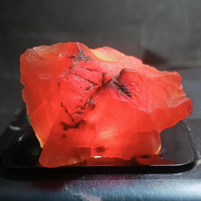 Rough Sapphire Ring - Etsy