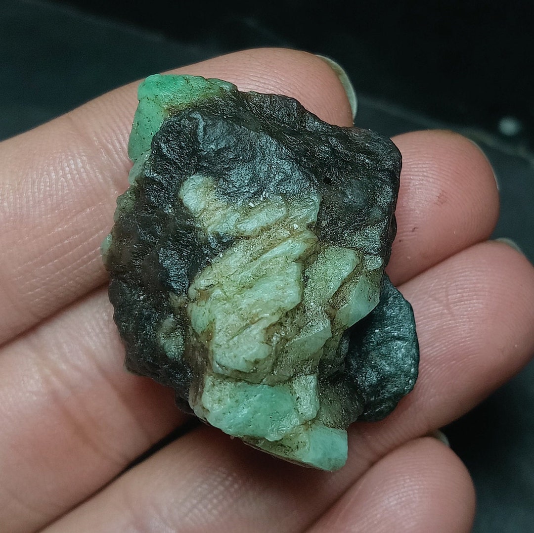 Emerald Rough Stone, Natural Zambian Emerald Rough Stone, Raw Emerald ...