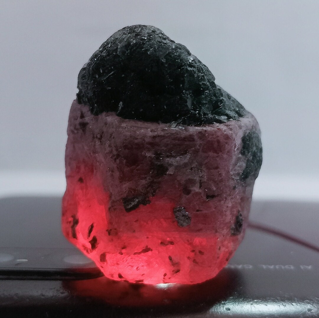Natural Ruby Rough, Natural Ruby Raw Terminated Raspberry Red Ruby ...
