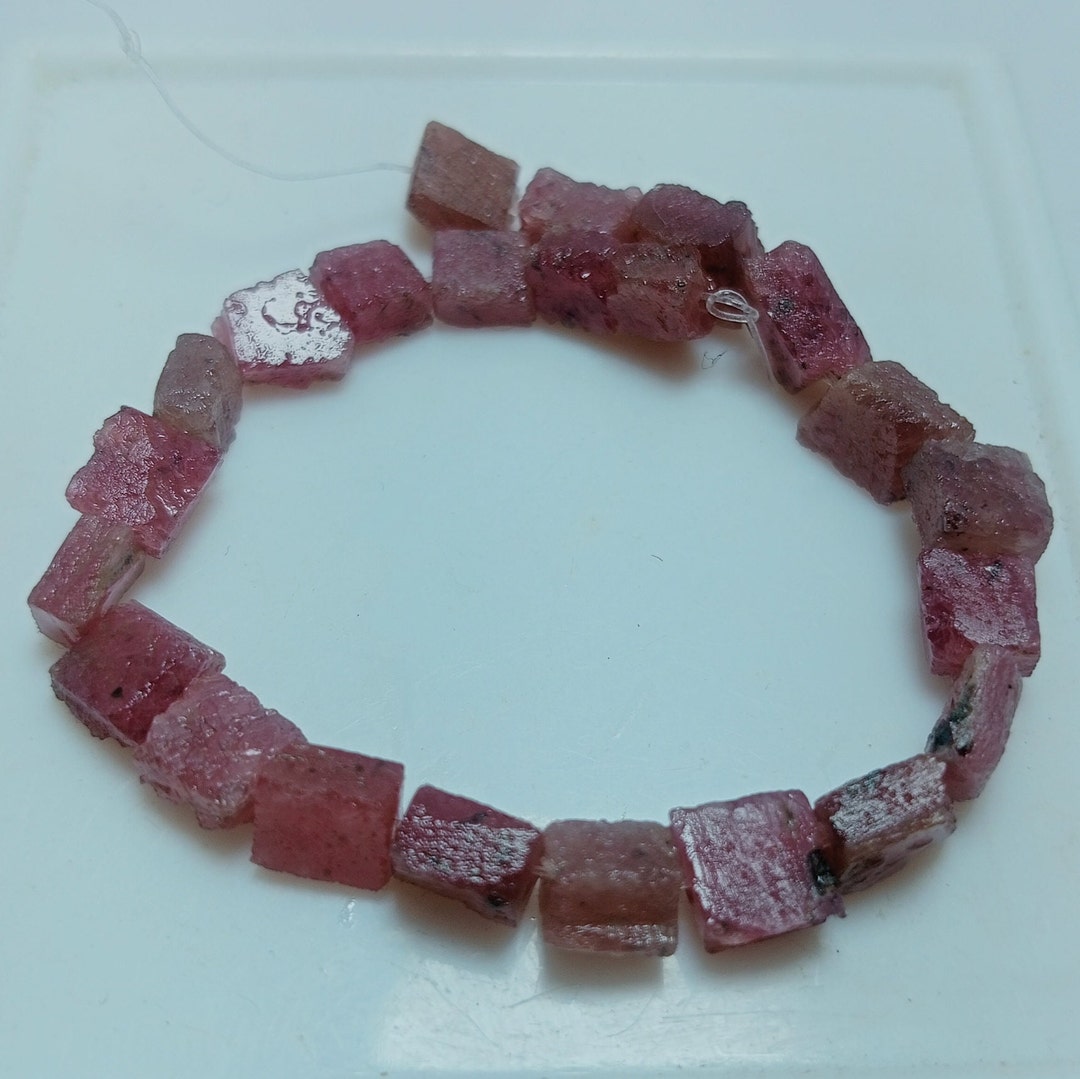 20 Pcs Ruby Drill Rough Raw Stone Lot, Natural Ruby Drill Rough, Good ...