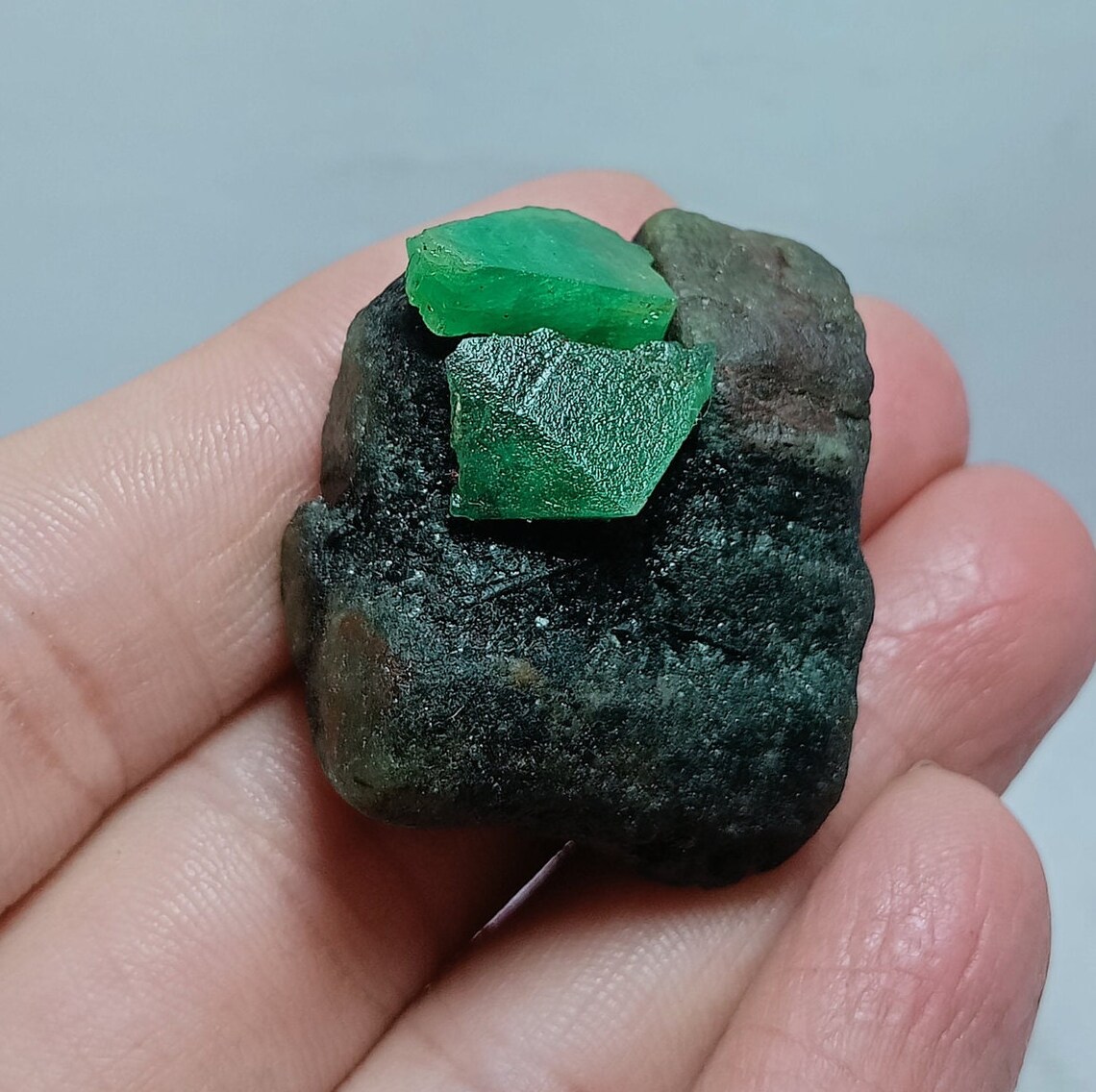 Emerald Rough Stone Natural Zambian Emerald Rough Stone Raw - Etsy