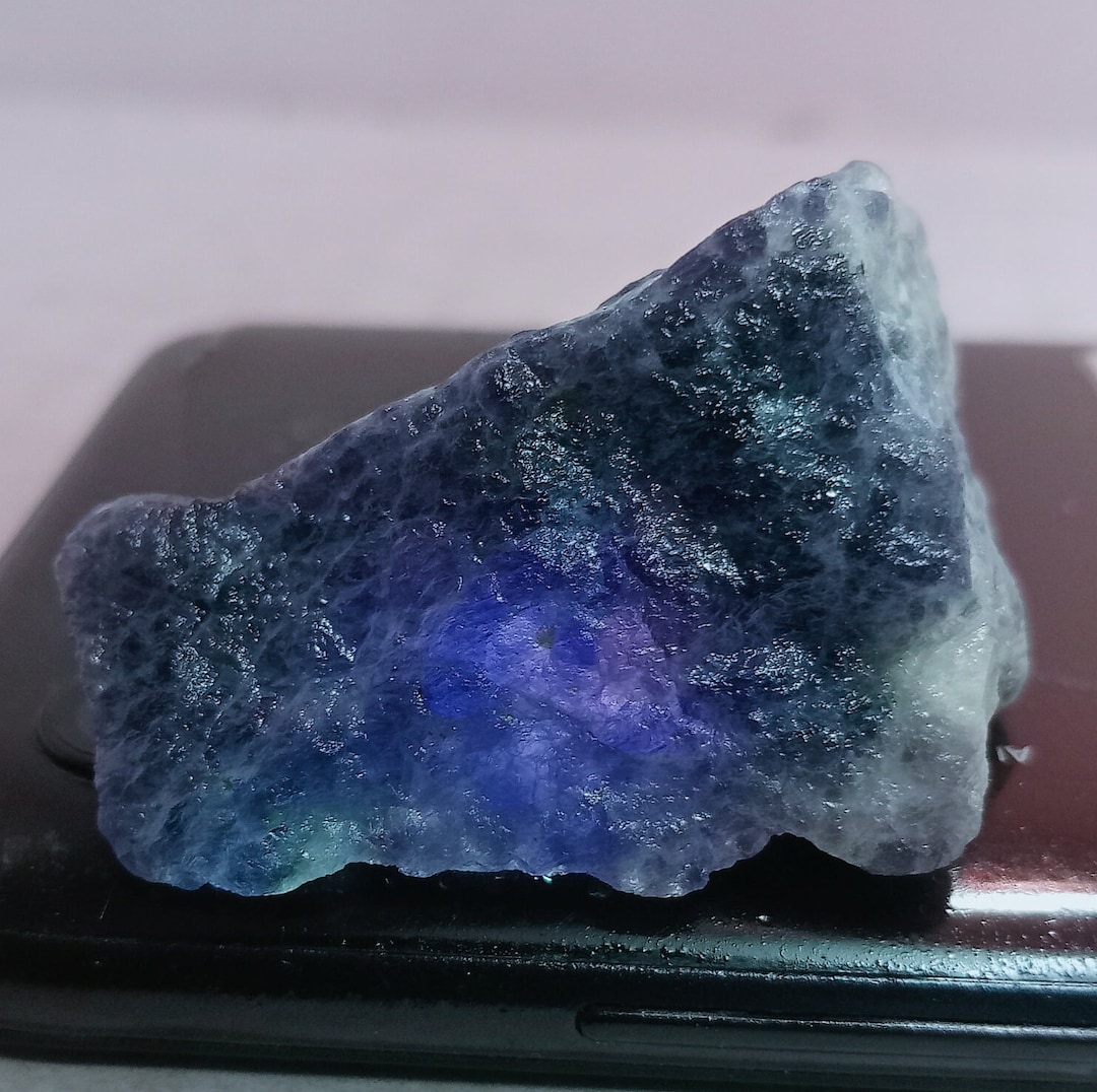 Grand saphir bleu brut saphir bleu brut saphir bleu pierre - Etsy France