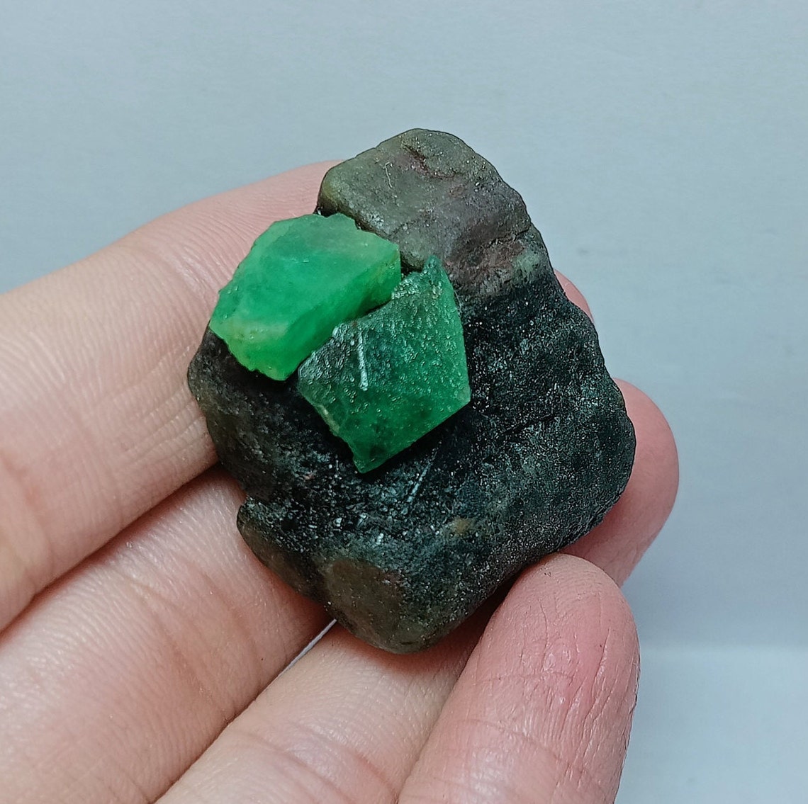 Emerald Rough Stone Natural Zambian Emerald Rough Stone Raw - Etsy