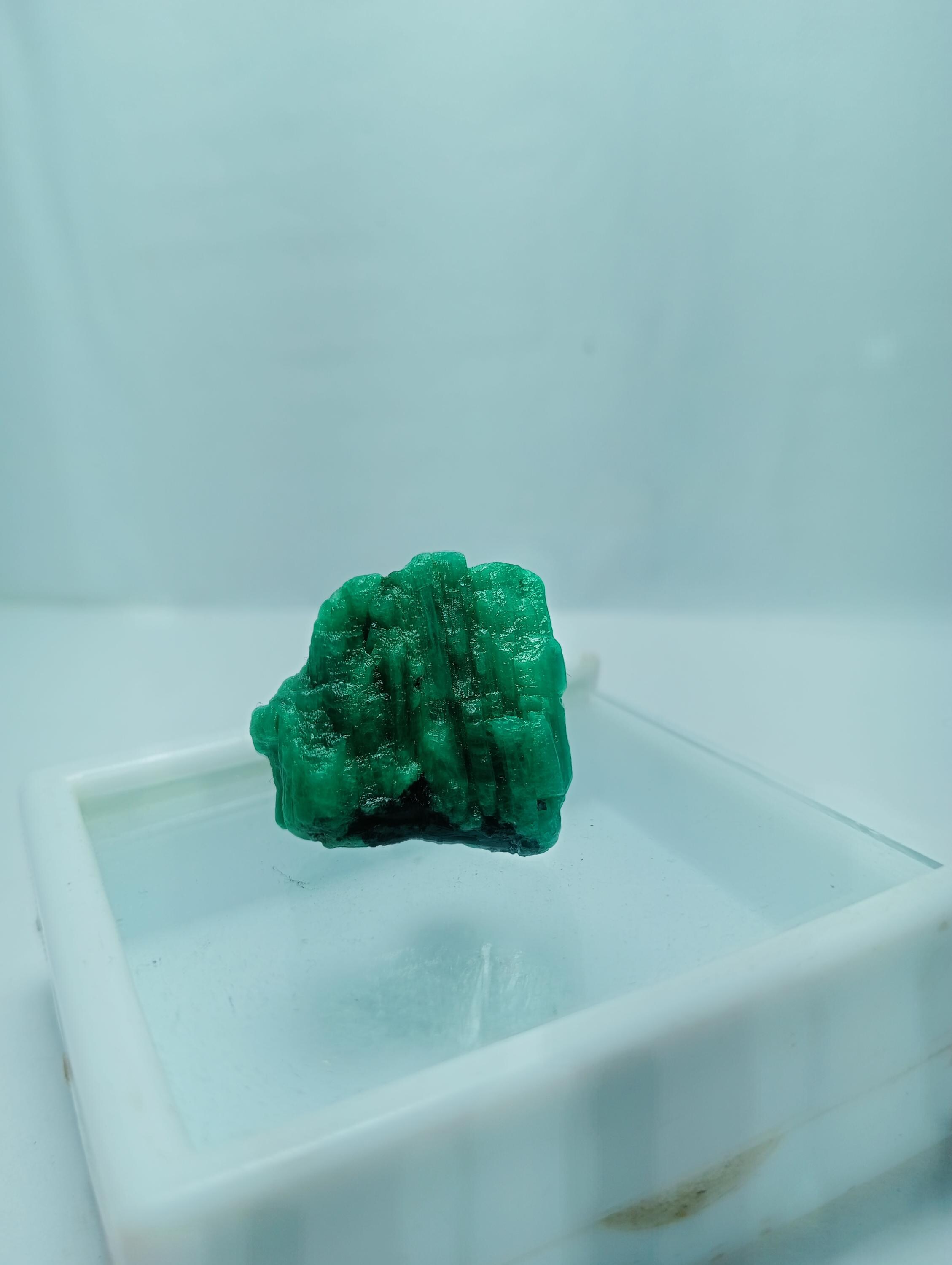 Big Emerald Rough Stone, Natural Zambian Emerald Rough Stone, Raw ...