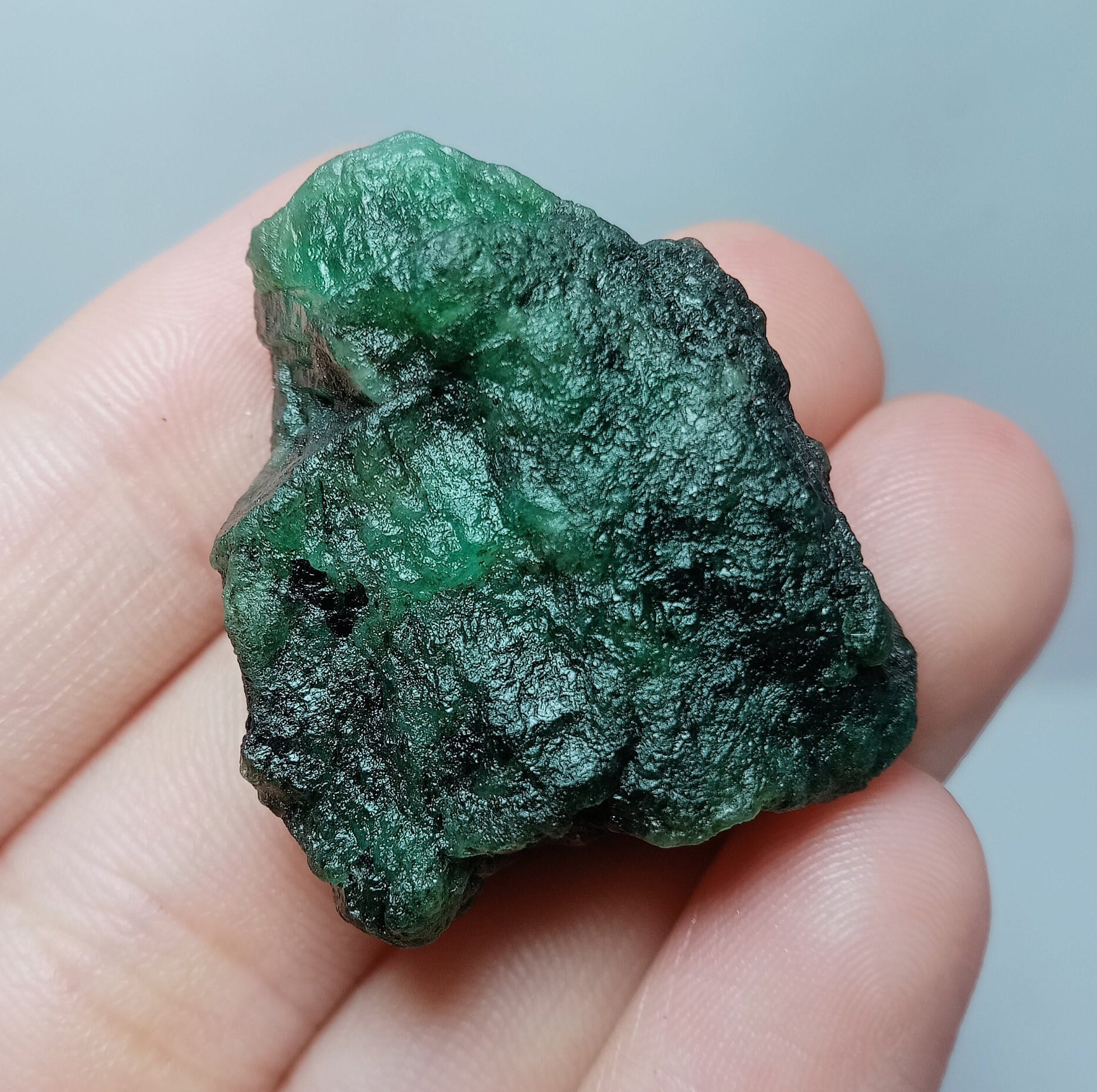 Antique Emerald Rough Stone, Natural Zambian Emerald Rough Stone, Raw Emerald, Rare, Top Quality ...
