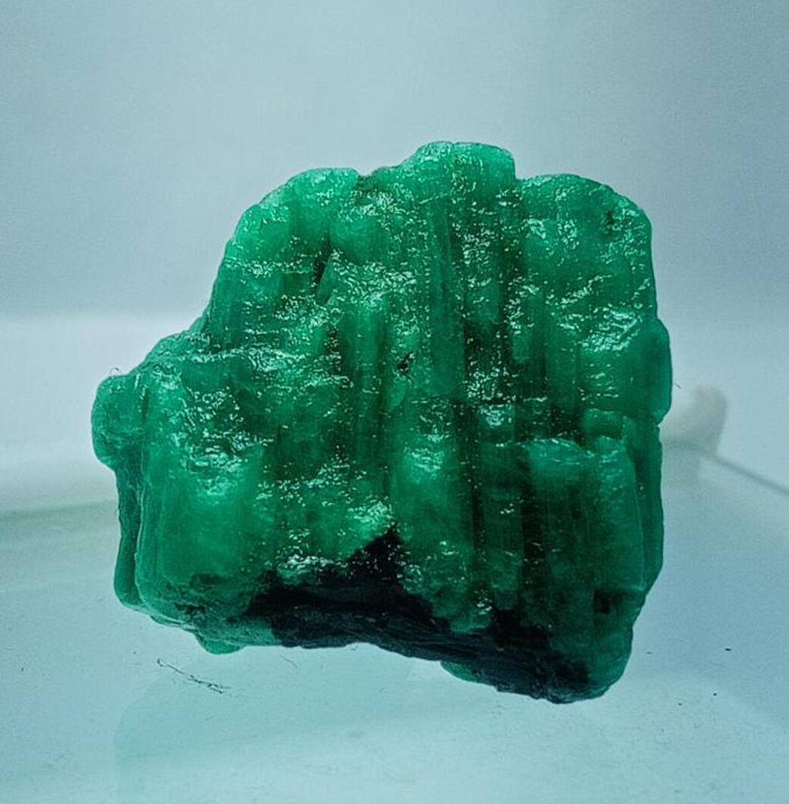 Big Emerald Rough Stone, Natural Zambian Emerald Rough Stone, Raw ...