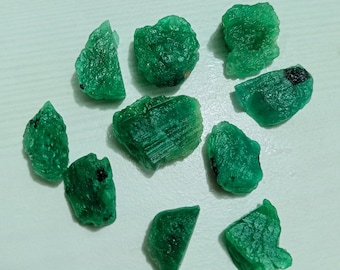 Emerald Rough Stone Natural Zambian Emerald Rough Stone Raw - Etsy