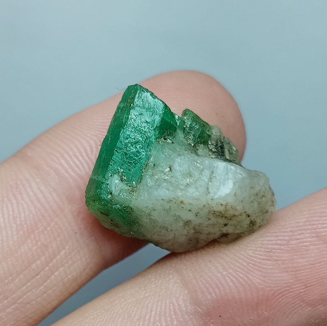 Emerald Rough Stone Natural Zambian Emerald Rough Stone Raw - Etsy