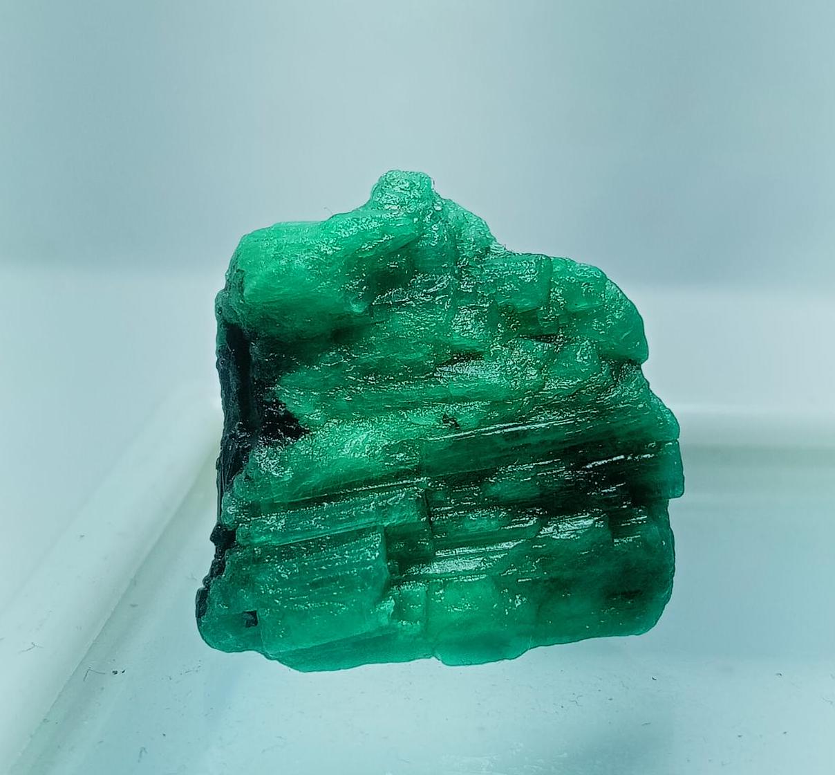Big Emerald Rough Stone, Natural Zambian Emerald Rough Stone, Raw ...
